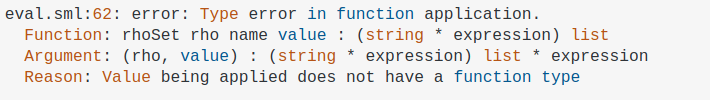 I'm writing an interpreter in Standard ML but I'm | Chegg.com