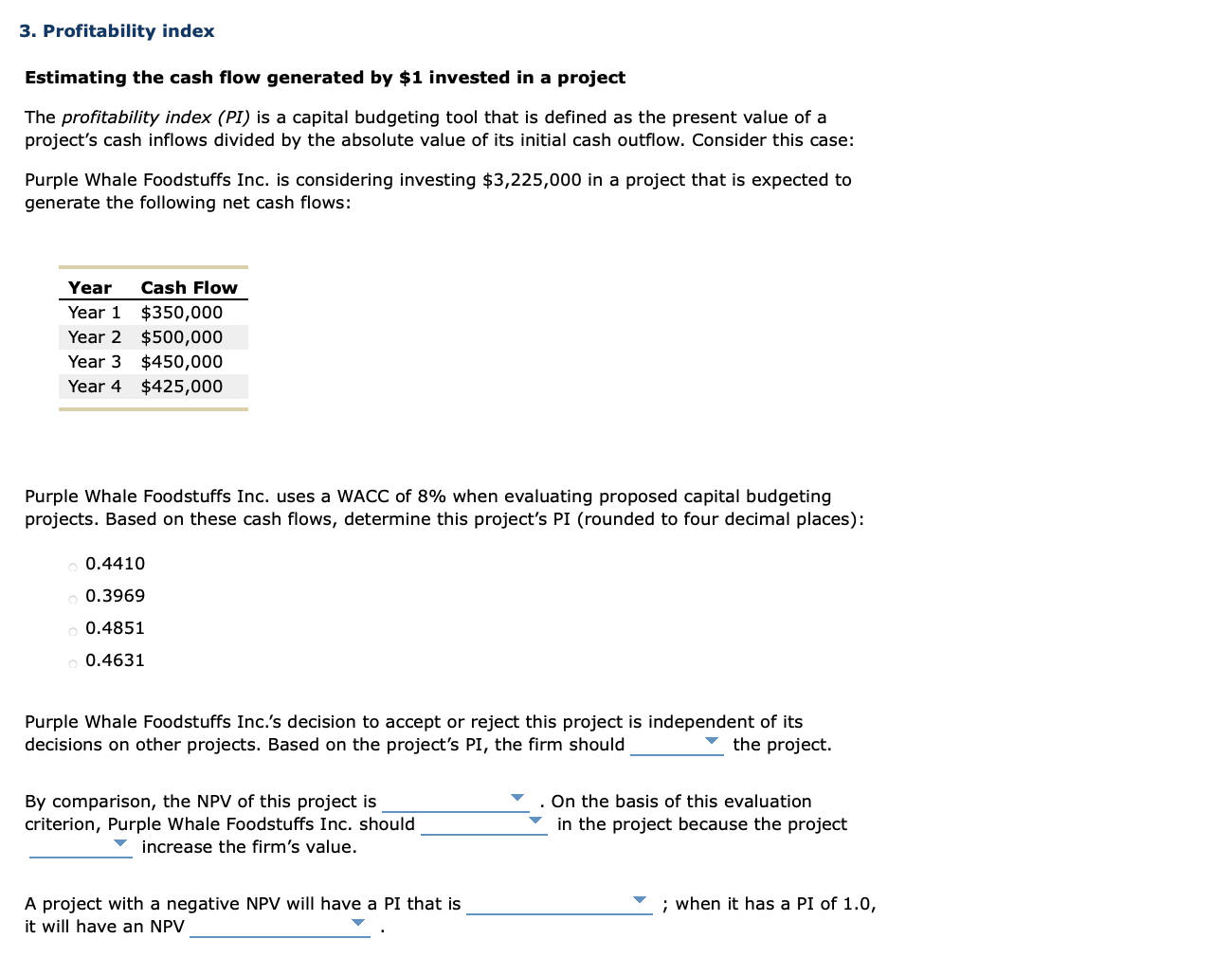 Solved 3. Profitability index Estimating the cash flow | Chegg.com