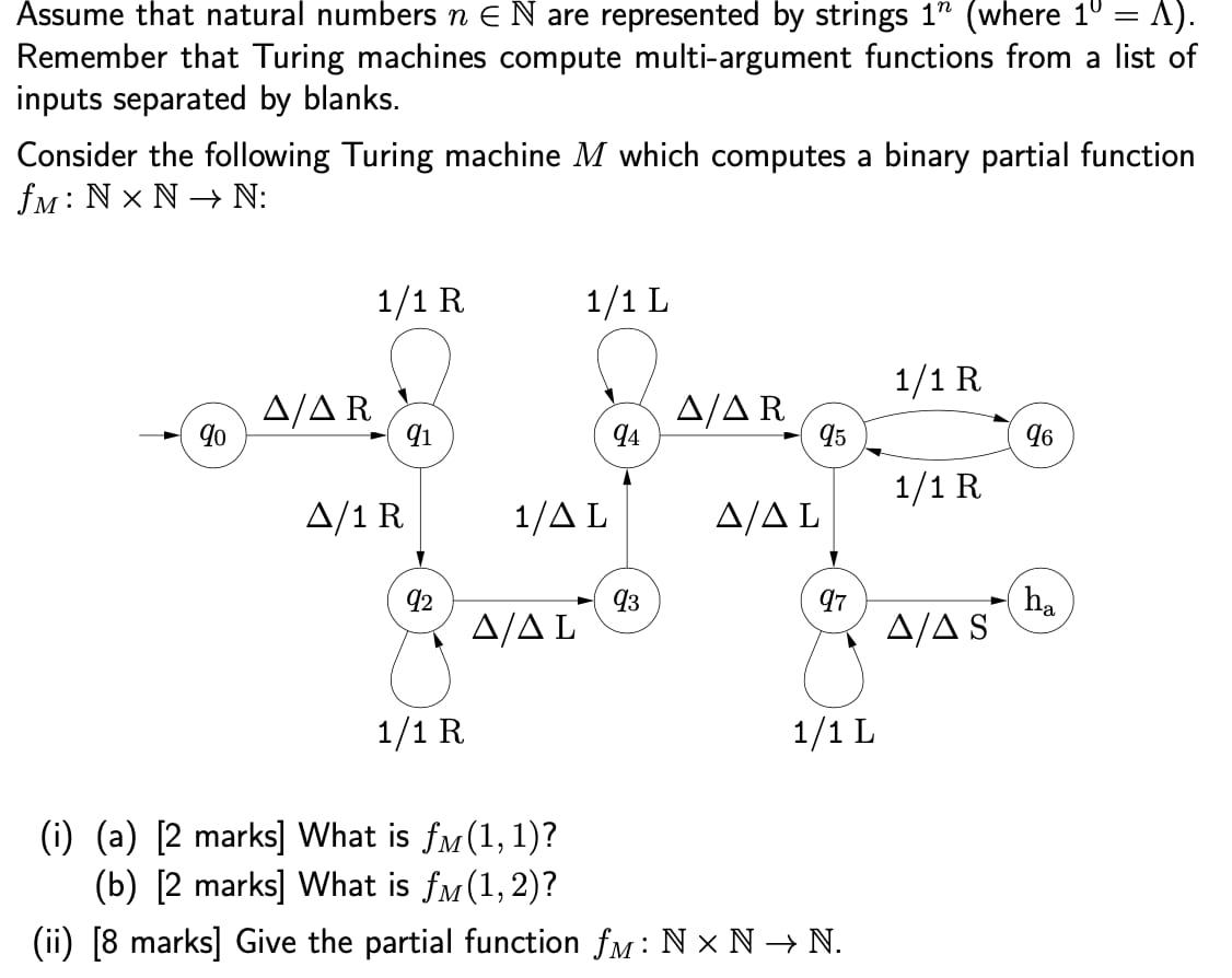 Solved Assume that natural numbers n∈N are represented by | Chegg.com