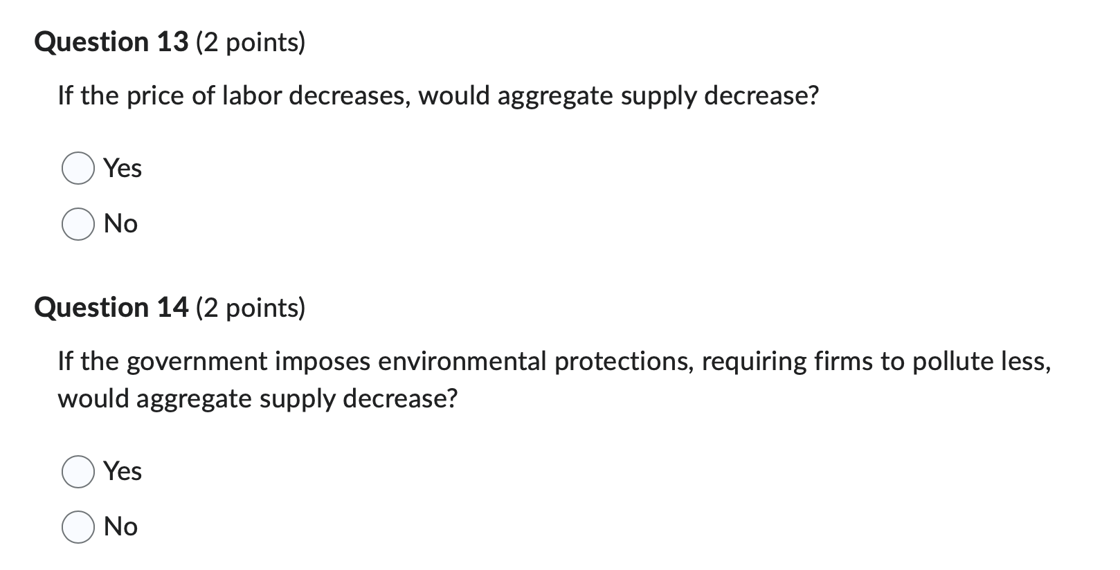 Solved Aggregate Demand and Aggregate Supply The first three | Chegg.com