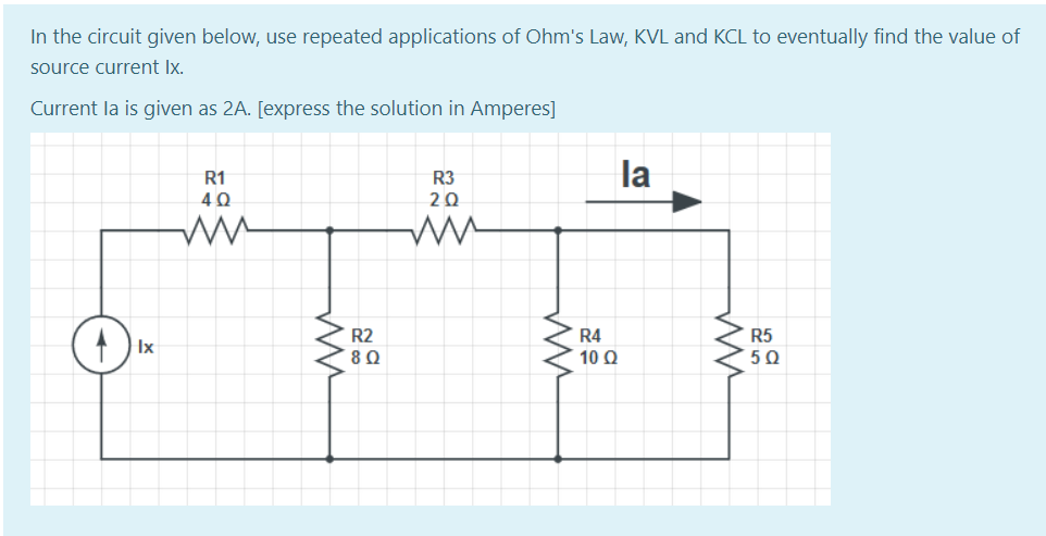 Solved In the circuit given below, use repeated applications | Chegg.com