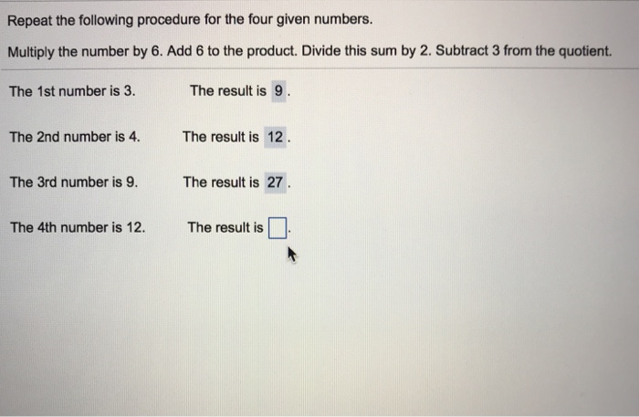Solved Repeat the following procedure for the four given | Chegg.com