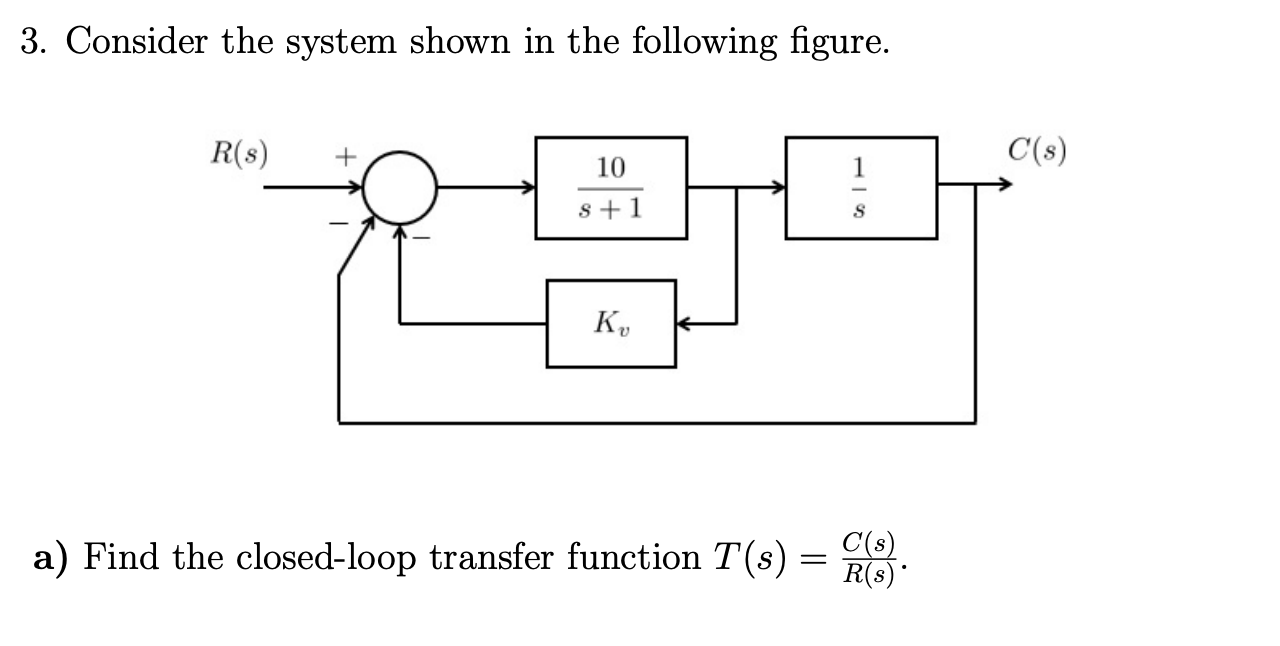 Solved 3. Consider the system shown in the following figure. | Chegg.com
