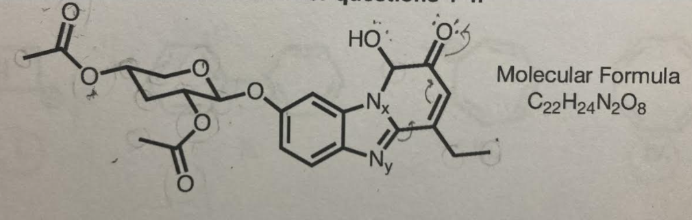 Solved HO: O Molecular Formula C22H24N2O8 Nx | Chegg.com