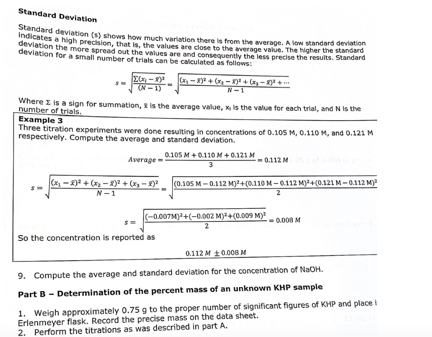 Solved Lab 7: Titrations Purpose: To determine the | Chegg.com