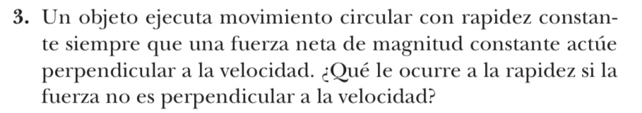 Solved Un objeto ejecuta movimiento circular con rapidez | Chegg.com