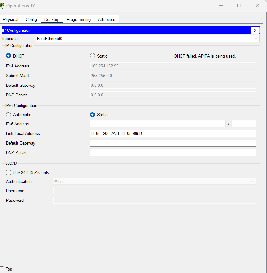Solved why is this not working IPv6 | Chegg.com