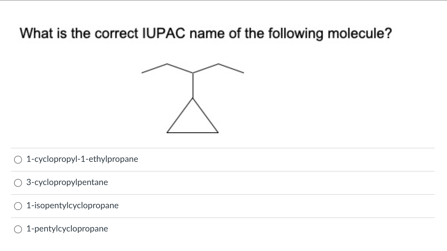 Solved What is the correct IUPAC name of the following | Chegg.com