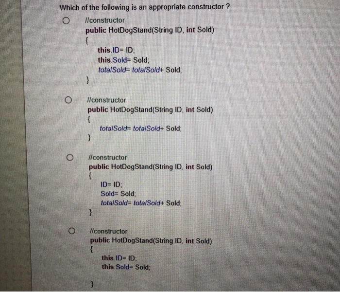 Solved Let’s assume that you operate several hot dog stands | Chegg.com