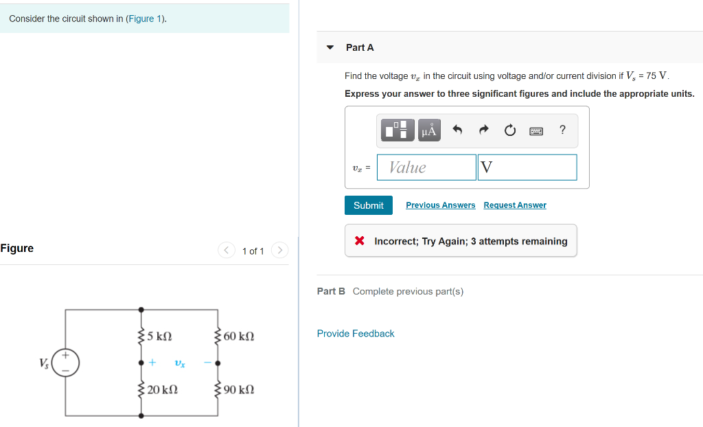 Find the voltage vx in the circuit using voltage | Chegg.com