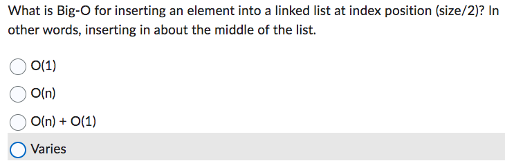 Solved Which best describes worst case analysis? If doing a | Chegg.com