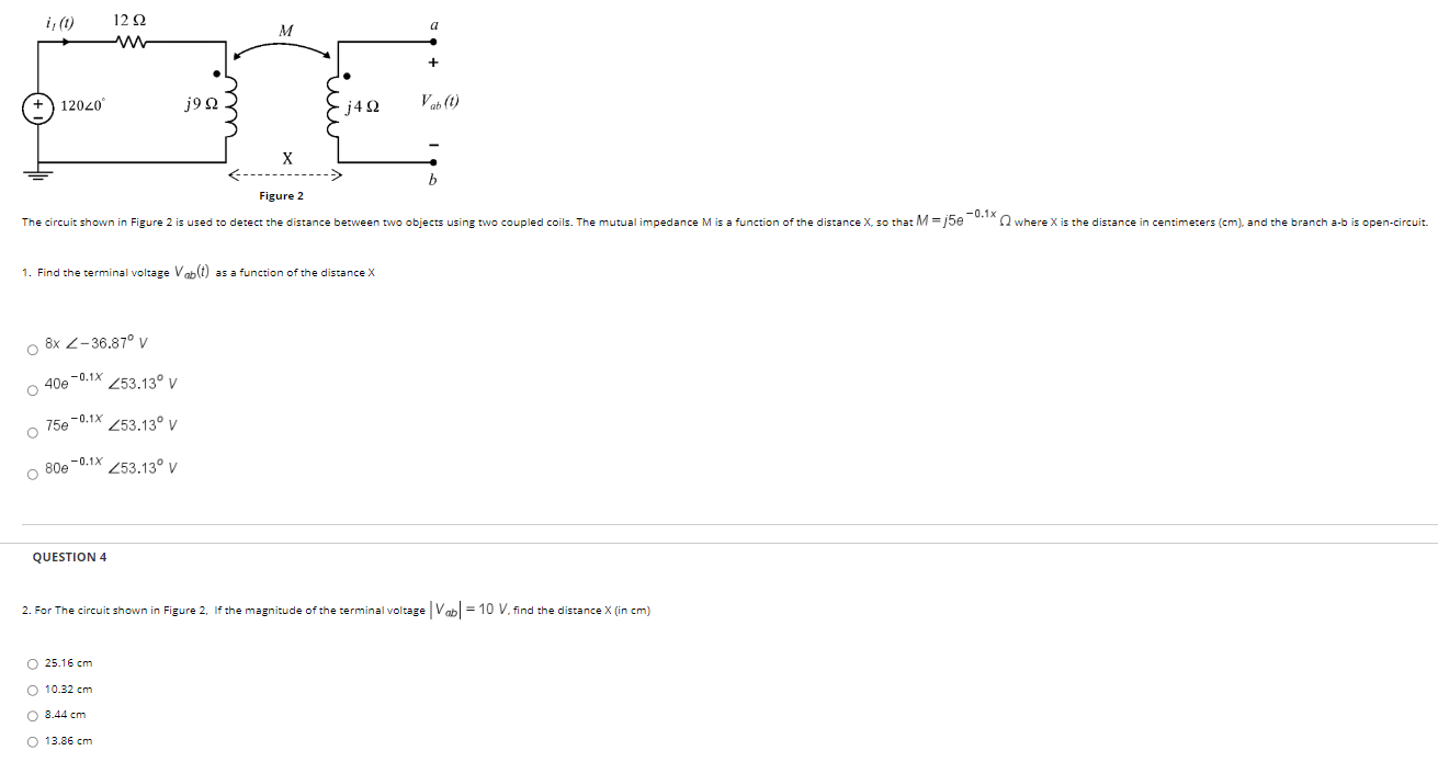 Solved 1. Find the terminal voltage Vab(t) as a function of | Chegg.com