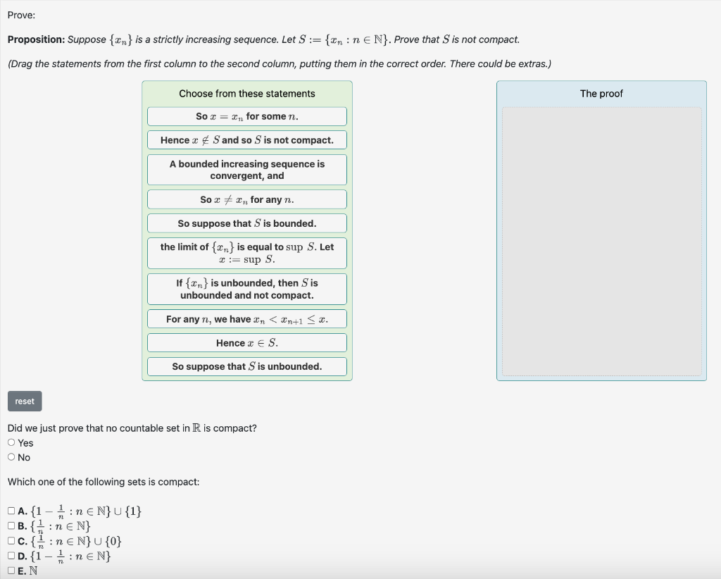Solved Proposition Suppose Xn Is A Strictly Increasing 