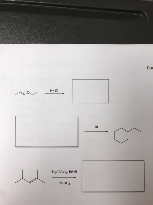Solved Fill in the boxes with the missing starting material, | Chegg.com