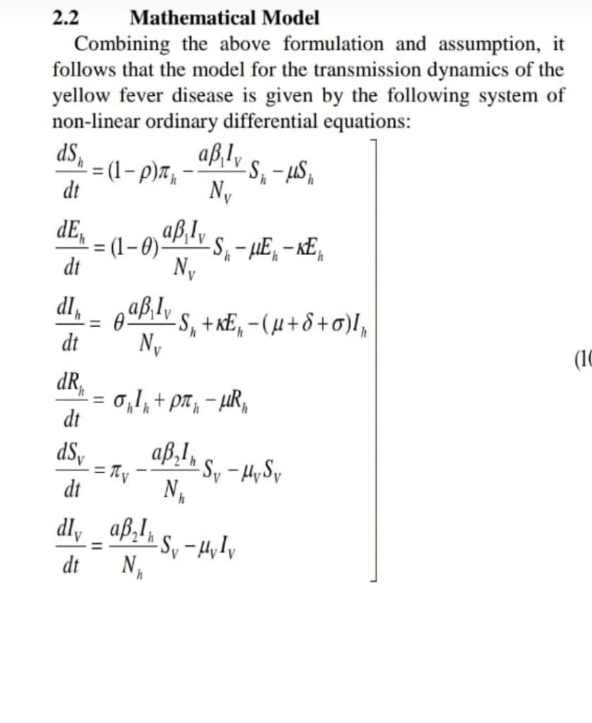Solved 2.2 Mathematical Model Combining the above | Chegg.com
