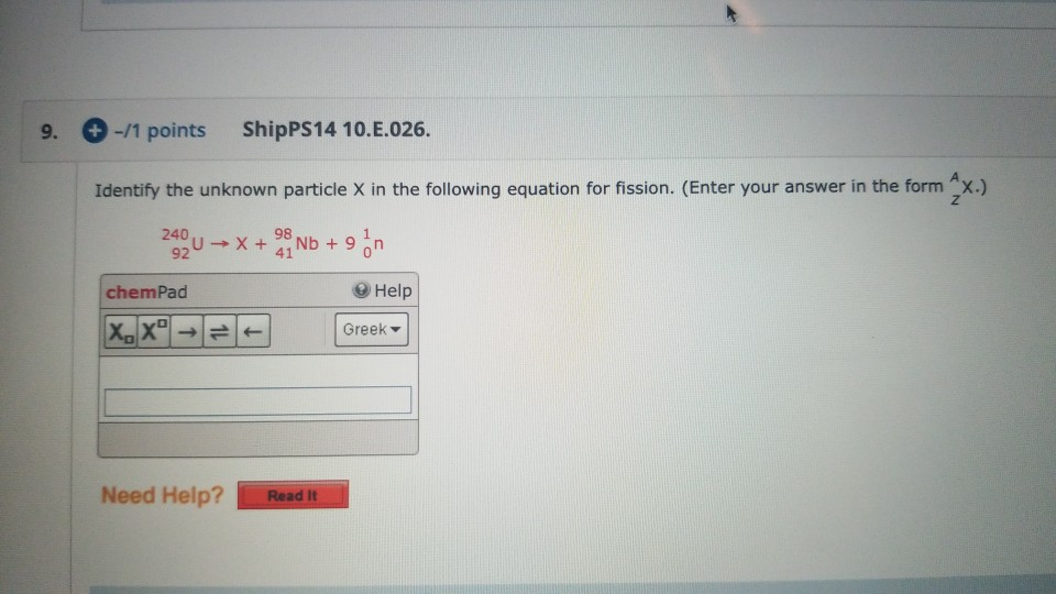 Solved identify the unknown particle X in the following | Chegg.com