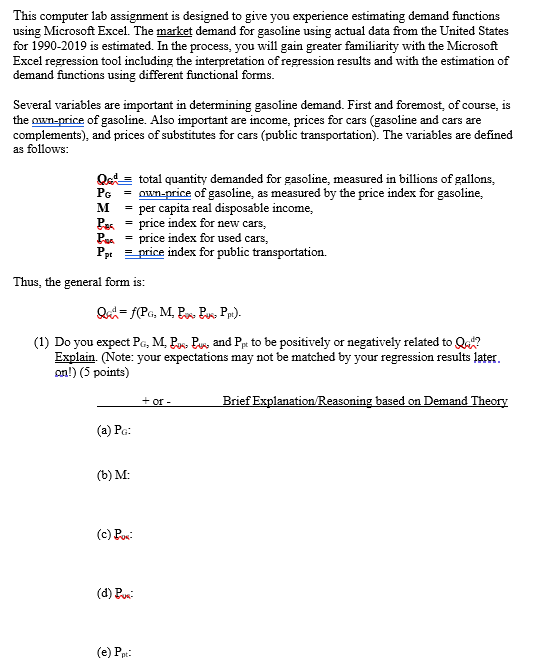 Solved This computer lab assignment is designed to give you | Chegg.com
