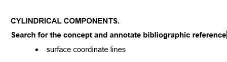 Solved CYLINDRICAL COMPONENTS. Search for the concept and | Chegg.com
