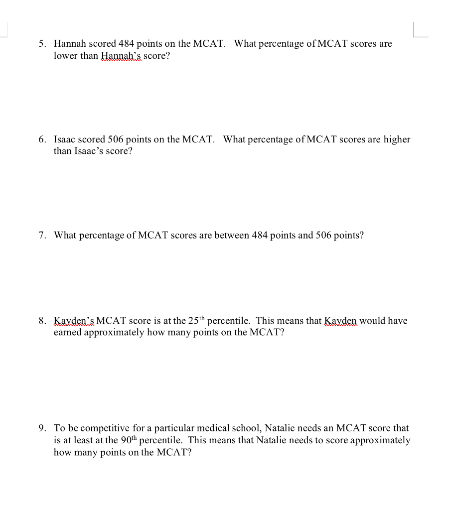 Solved The Medical College Admission Test (MCAT) is required | Chegg.com