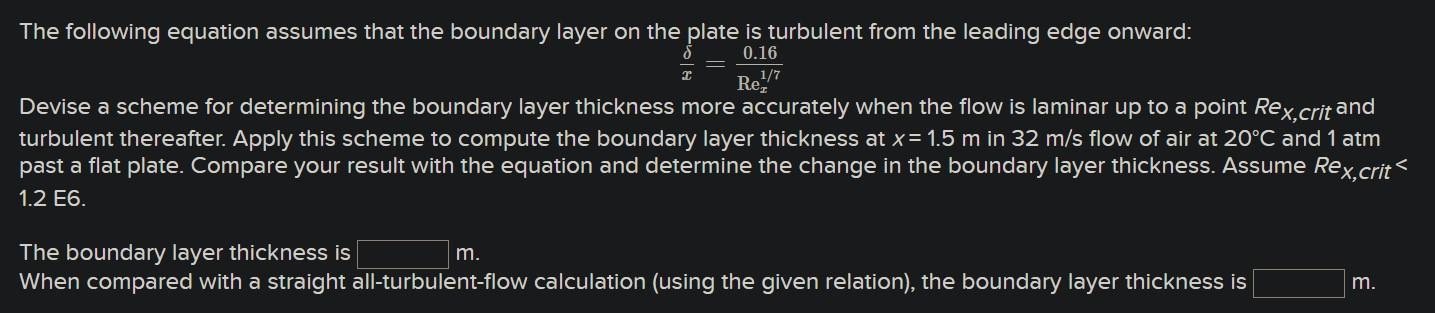 Solved The following equation assumes that the boundary | Chegg.com Solved The following equation assumes that the boundary | Chegg.com