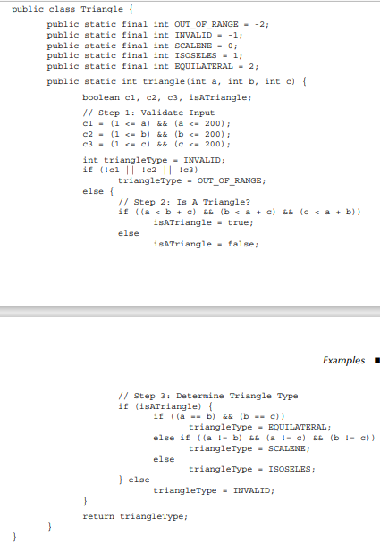 Solved The Classic Triangle Testing Problem I Want The Test