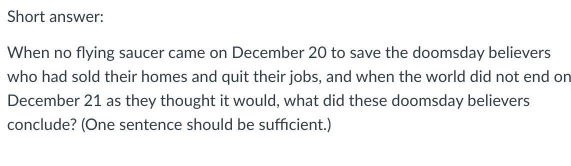 Solved Short answer: Explain what the image below has to do | Chegg.com