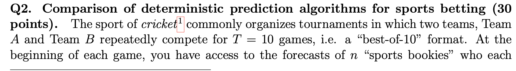 Solved Q2. ﻿Comparison of deterministic prediction | Chegg.com