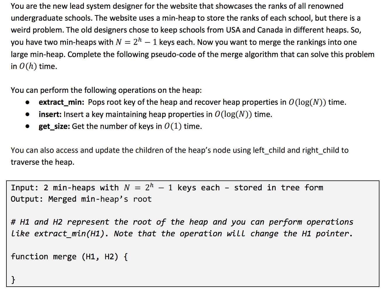 Solved You are the new lead system designer for the website | Chegg.com