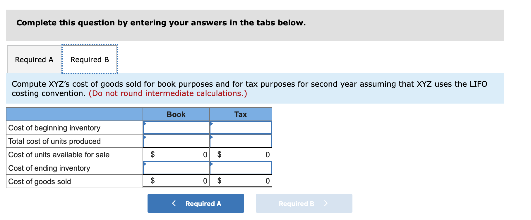 Solved Company XYZ manufactures a tangible product and sells | Chegg.com