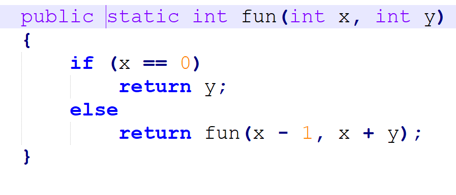 Solved What is the output of fun(20,8)? How many calls | Chegg.com