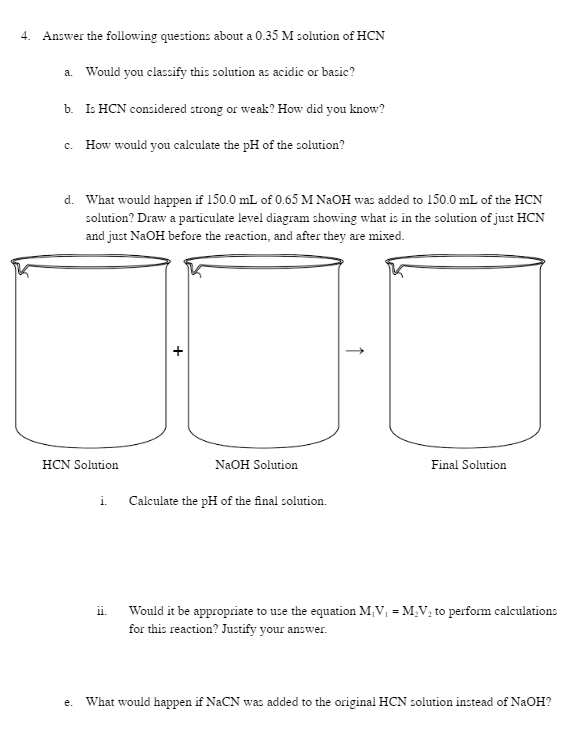 Solved 4 Answer The Following Questions About A 0 35m