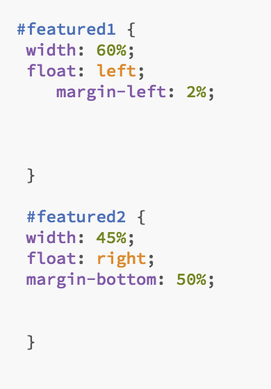 Solved Does anyone know how to fix this CSS to make the two | Chegg.com