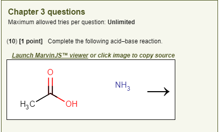 Solved Chapter 3 questions Maximum allowed tries per | Chegg.com