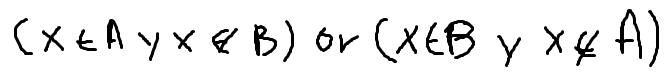 Solved SET THEORY. QUESTION 3. Please answer the items: a) | Chegg.com