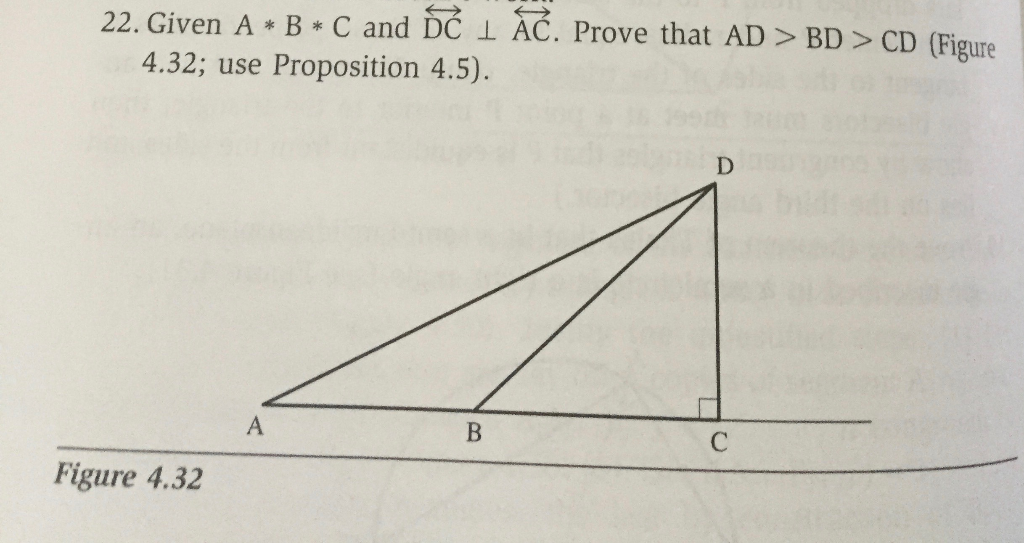 Solved PROPOSITION 4.5. In a triangle ABC, the greater | Chegg.com