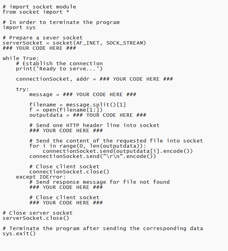 Solved Part 1: Web Proxy Server In this lab, you will learn | Chegg.com