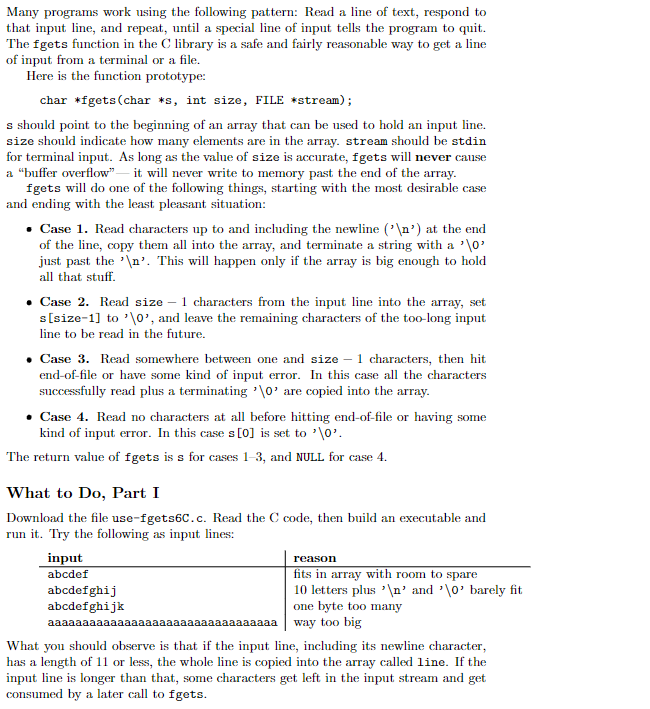 Solved that input line, and repeat, until a special line of | Chegg.com