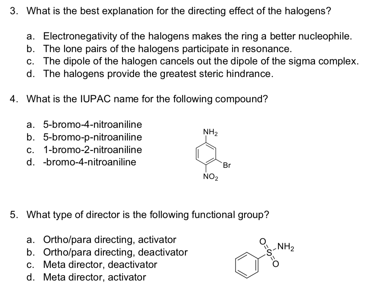 Solved 3. What is the best explanation for the directing | Chegg.com