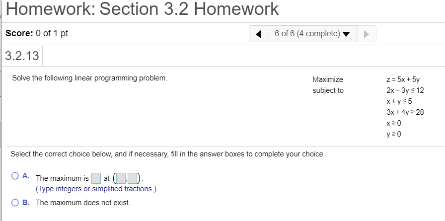 Solved Homework Section 3 2 Homework Score 0 Of 1 Pt 6 Of
