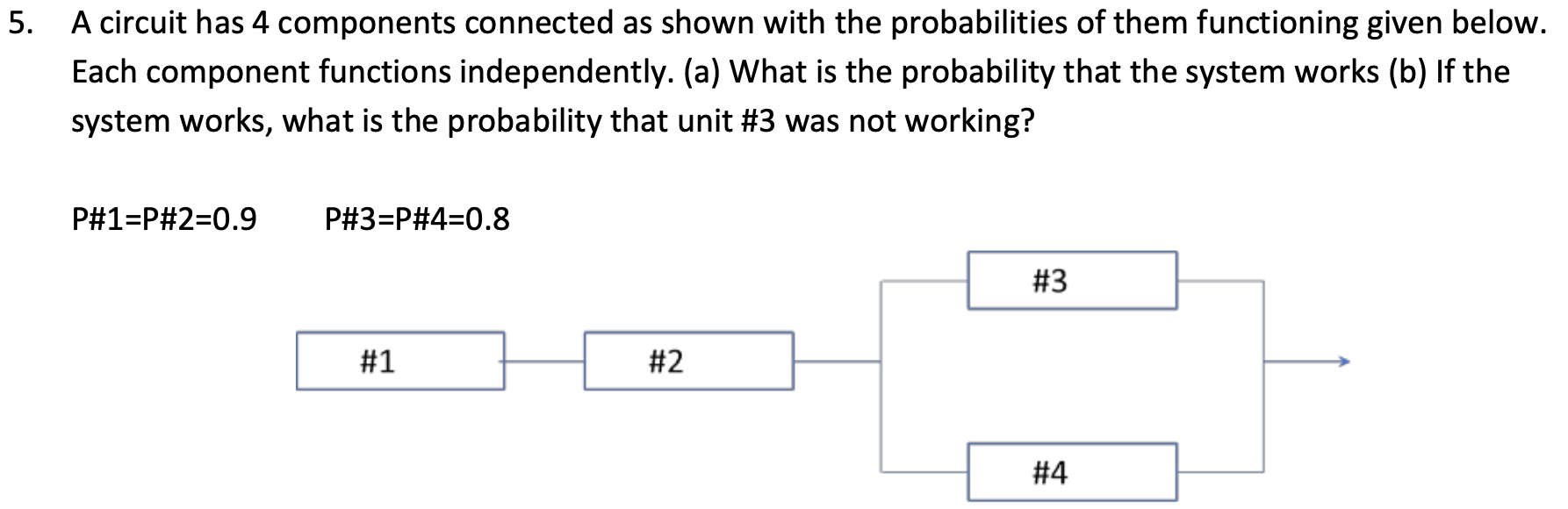 Solved A circuit has 4 ﻿components connected as shown with | Chegg.com