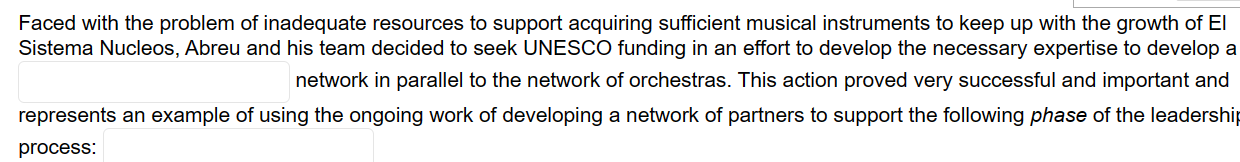 Solved Faced with the problem of inadequate resources to | Chegg.com