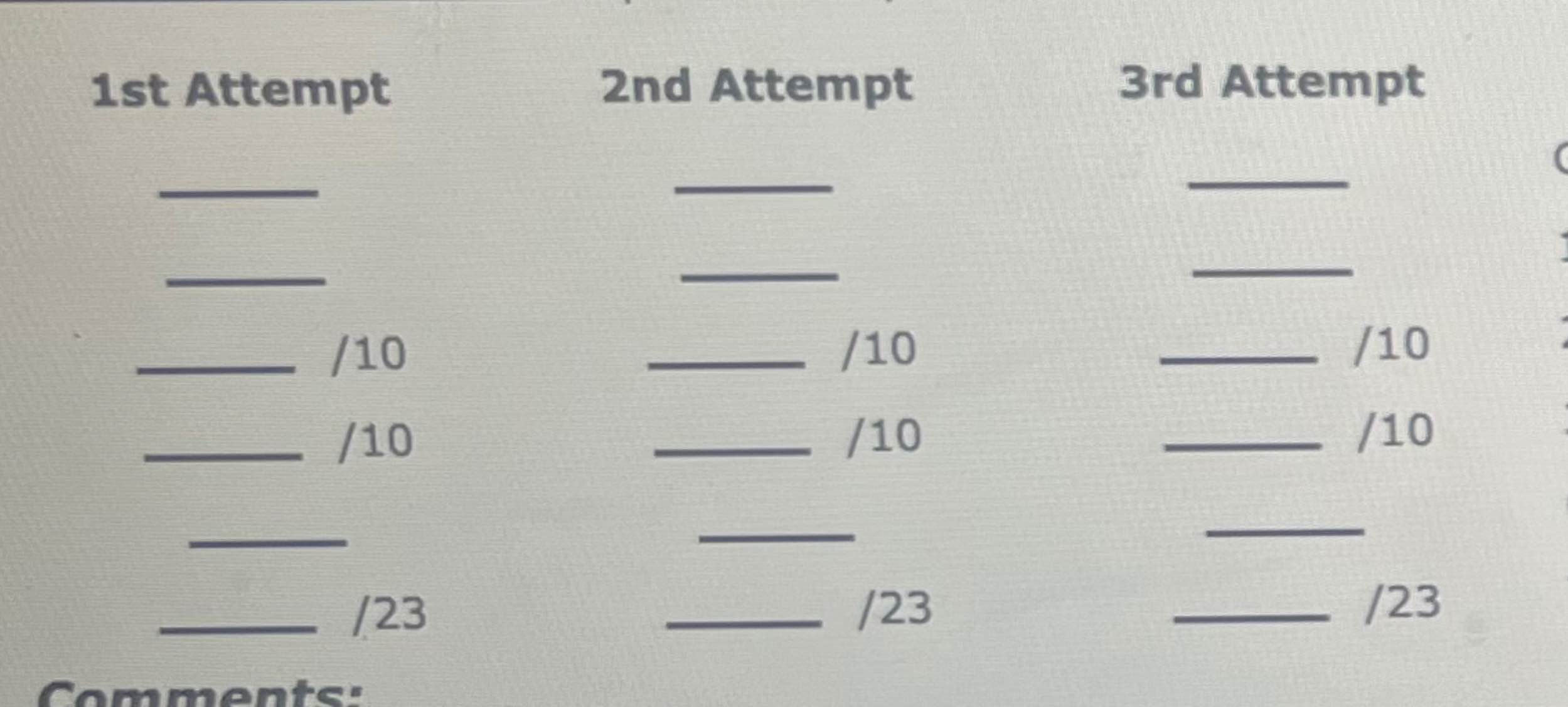 1st Attempt2nd Attempt | Chegg.com