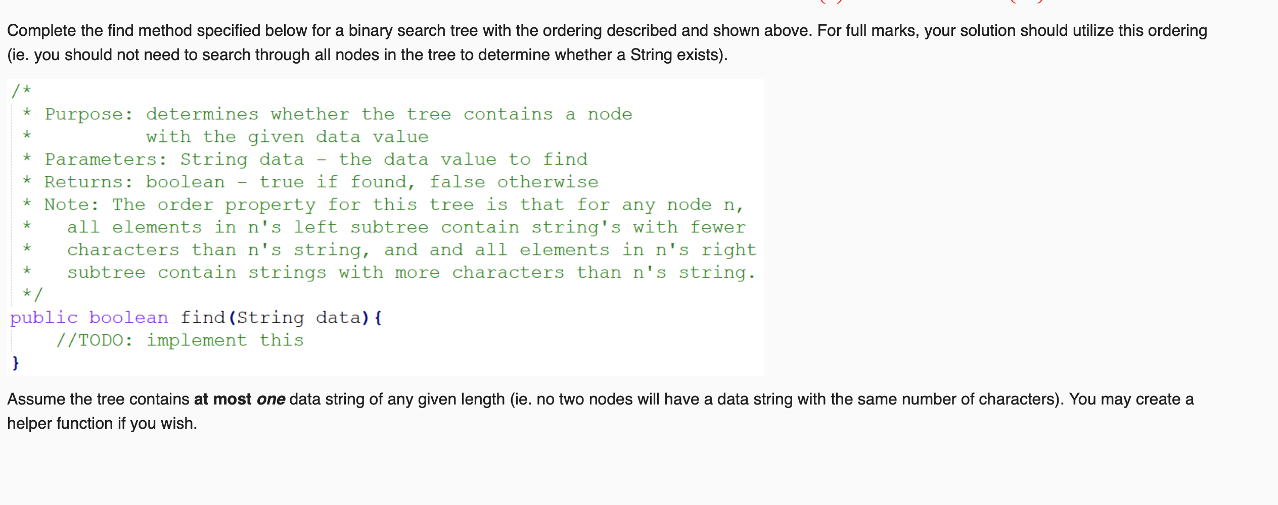 Solved public class TreeNode { public String data, public | Chegg.com Solved public class TreeNode { public String data, public | Chegg.com