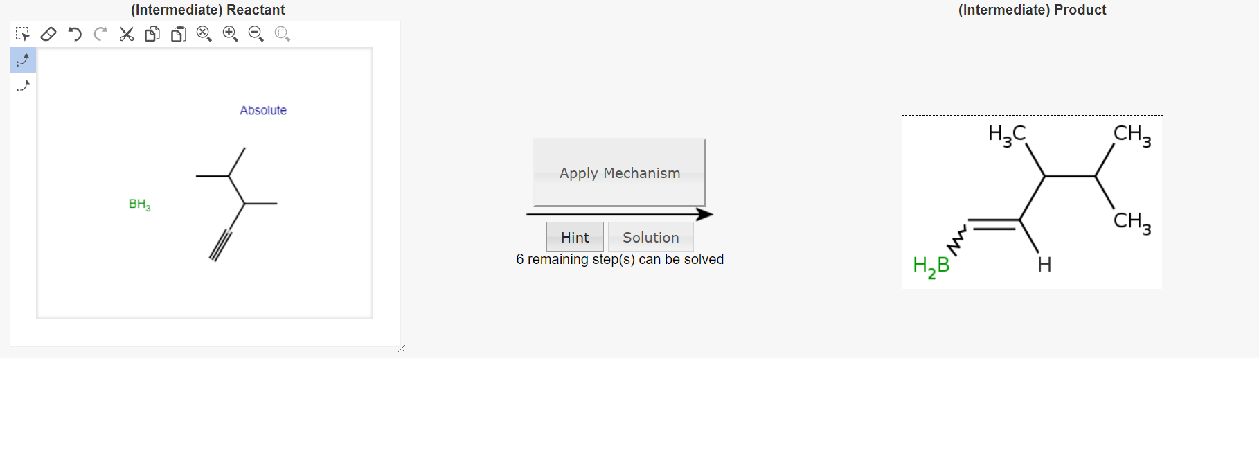 Solved (Intermediate) Reactant (Intermediate) Product : | Chegg.com