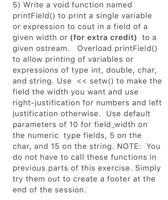 Solved Complete Programming Exercise 5-20 on page 341 in the | Chegg.com Solved Complete Programming Exercise 5-20 on page 341 in the | Chegg.com