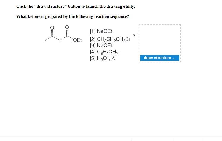 Solved Click the "draw structure" button to launch the | Chegg.com
