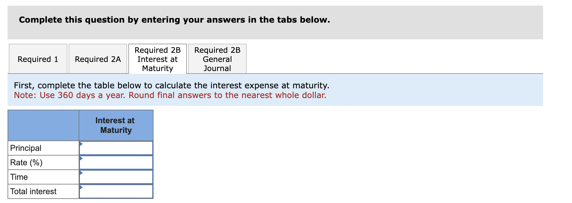 Solved Exercise 11-4 (Algo) Accounting for note payable LO | Chegg.com