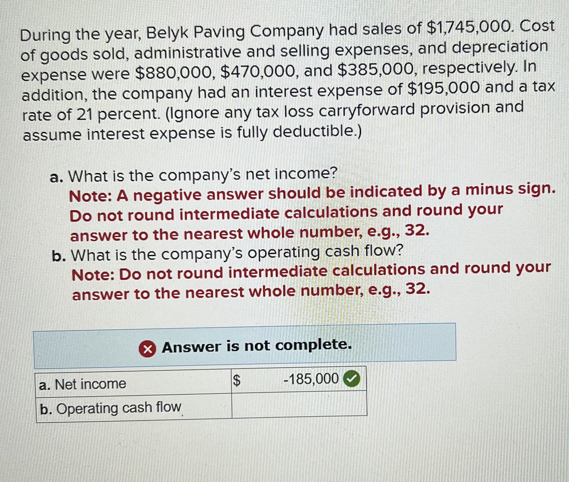 Solved During the year, Belyk Paving Company had sales of | Chegg.com