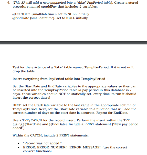 Solved USE PR; 60 - - Create the stored procedure CREATE | Chegg.com