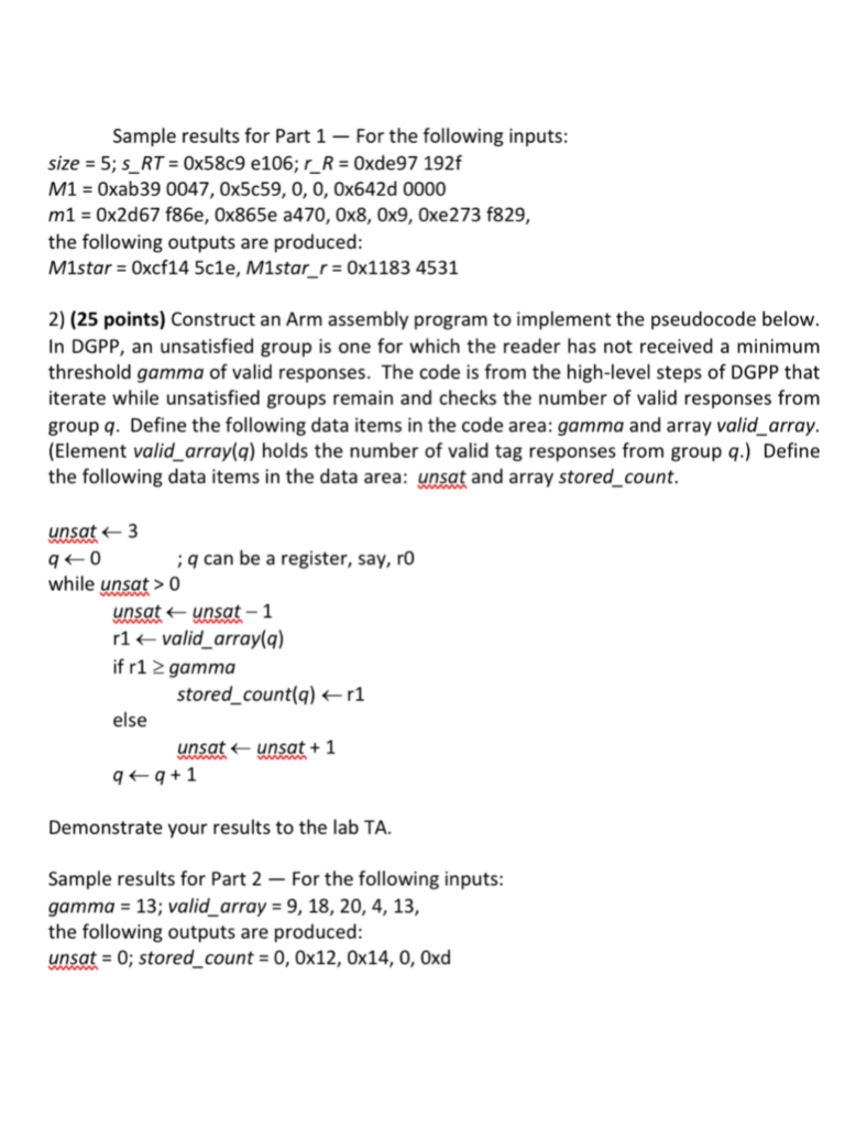 Background: The pseudocode below is simplified and | Chegg.com